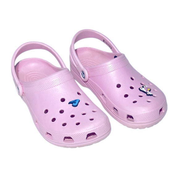CROCS | Shoes | Classic Ballerina Pastel Pink Crocs Clogs Size Womens ...